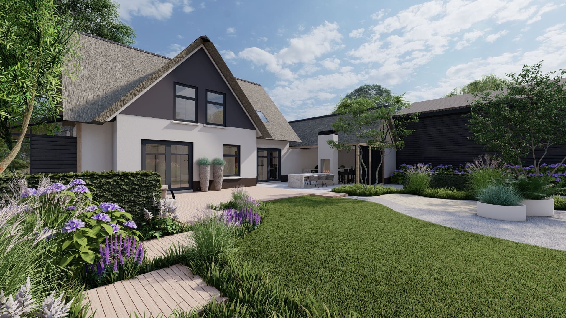 Country family garden with graceful grasses | Garden Vision